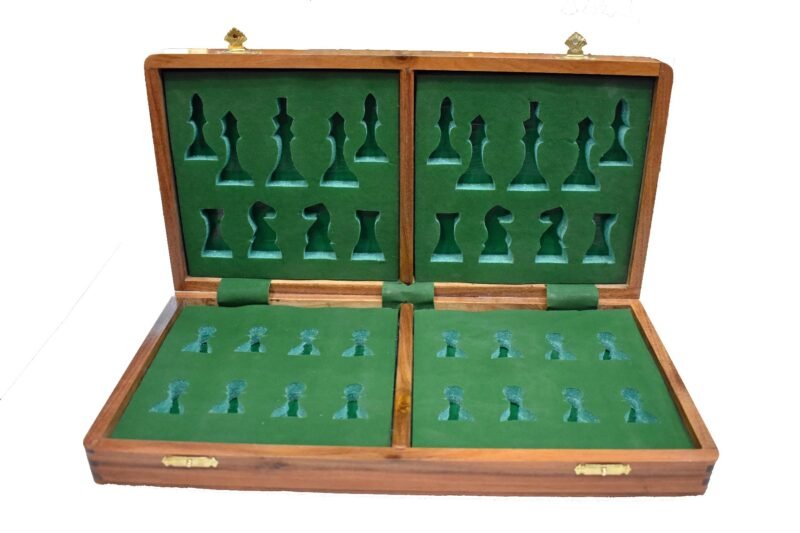 Tournament Series Folding Chess Board Maple & Acacia wood - thechessempire