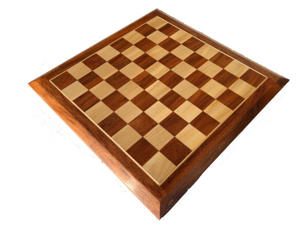 Tournament Series Flat Chess Board Maple & Sheesham wood - thechessempire