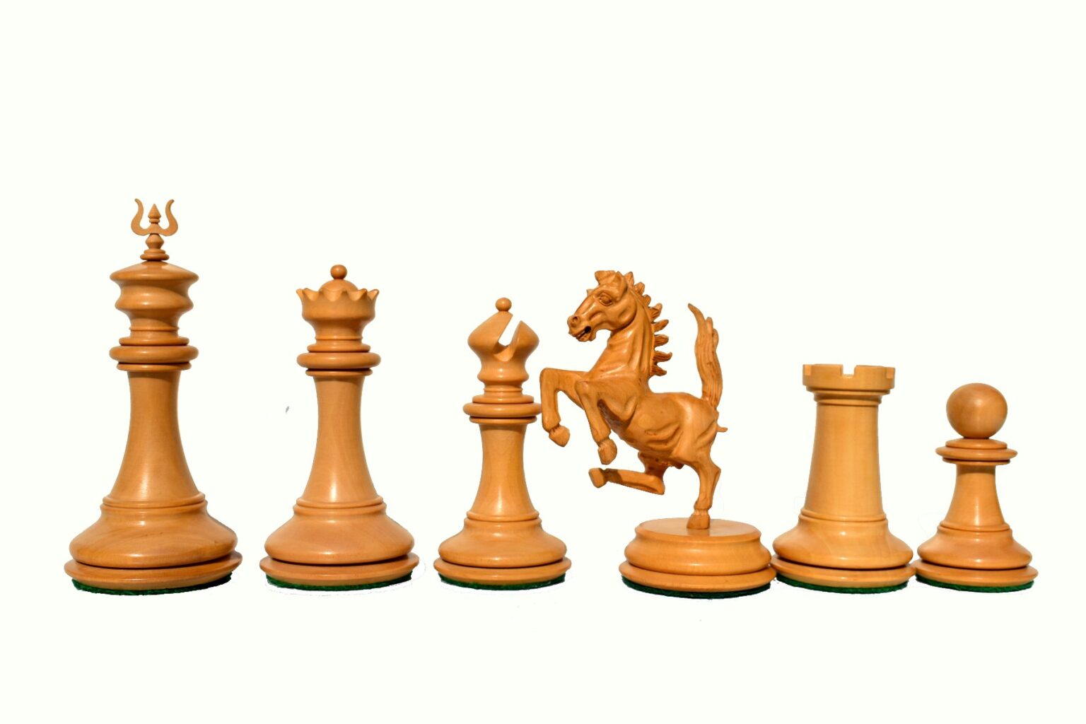 Ferrari Series Chess Pieces Boxwood & Padauk 4.4" King - thechessempire