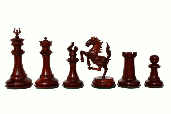 Ferrari Series Chess Pieces Boxwood & Padauk 4.4" King - thechessempire