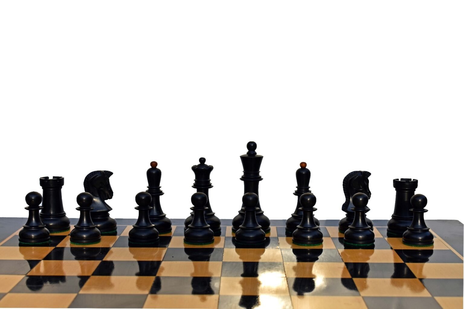 Dubrovnik Series Chess Pieces Antiqued Boxwood & Ebonized 4" King ...