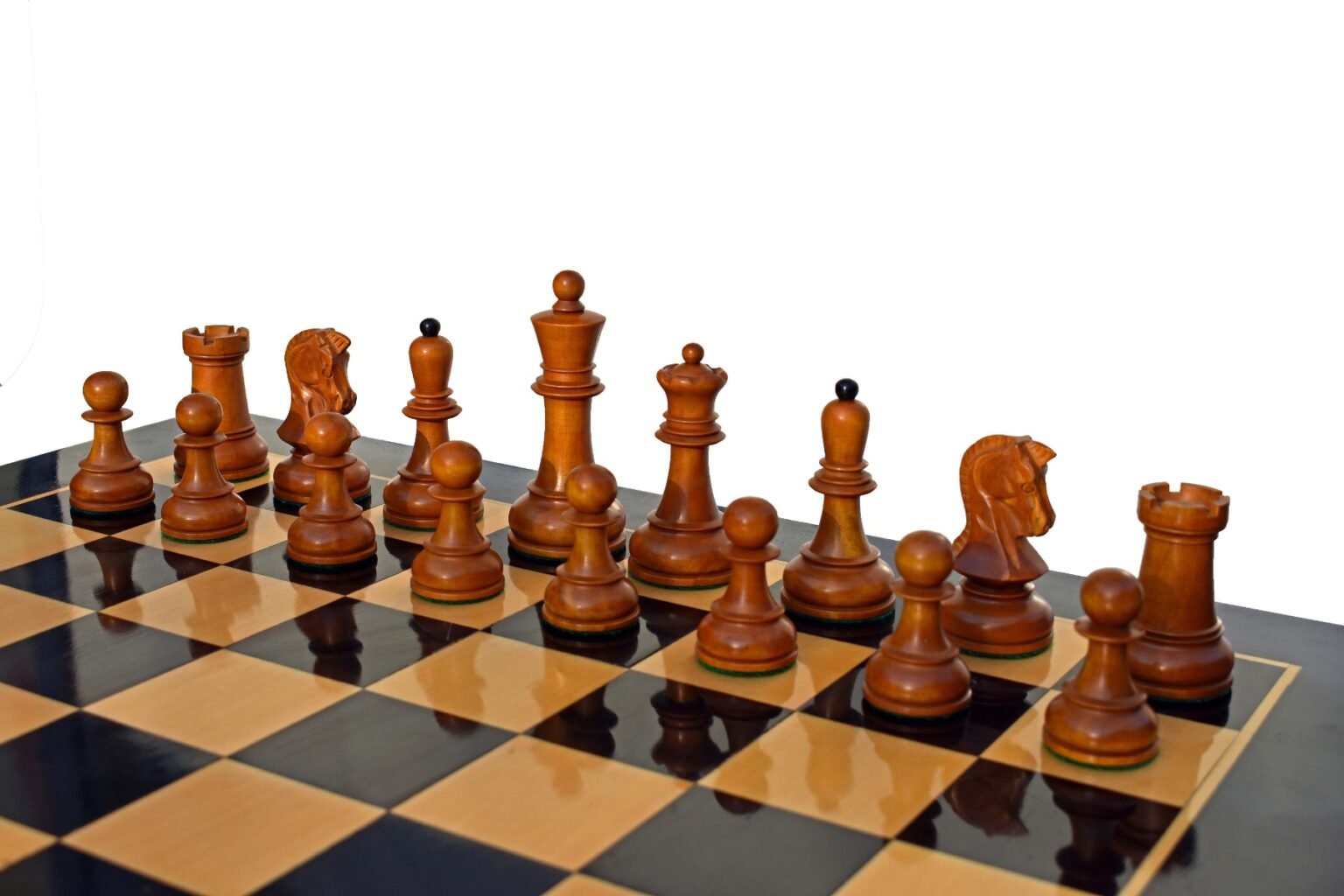 Dubrovnik Series Chess Pieces Antiqued Boxwood & Ebonized 4" King ...