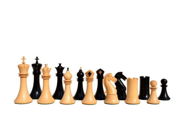 The Capablanca Chess Series- Chess Pieces -4.25" King - thechessempire