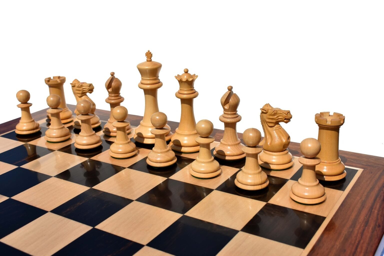 1849 Jaques exclusive Series staunton chess pieces Boxwood & Ebony 4.4 ...
