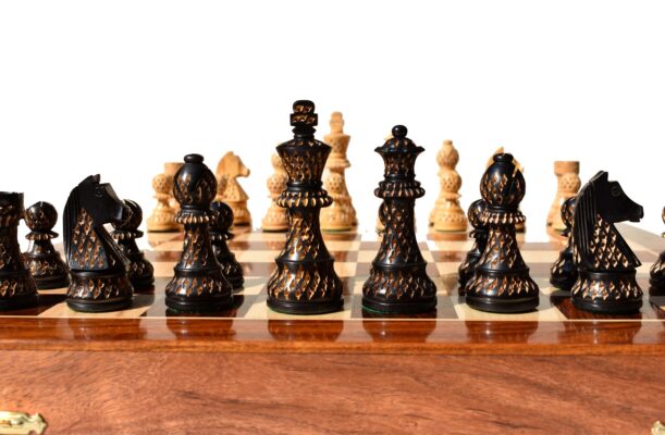 Artistic Champion Series chess set Boxwood & Ebonized 3.75" King with ...