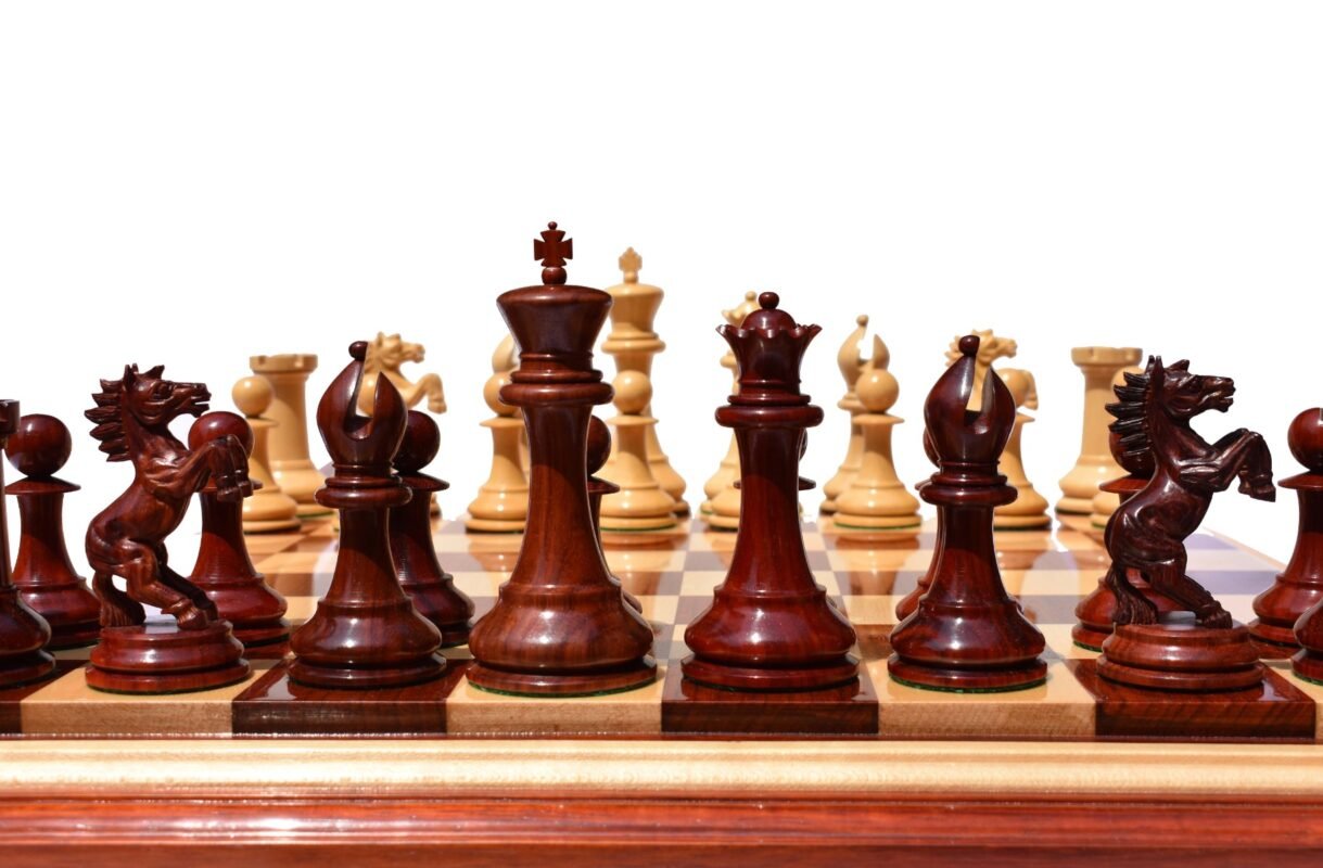 Special Edition Kohinoor Series Chess Set Boxwood & Golden Grain ...