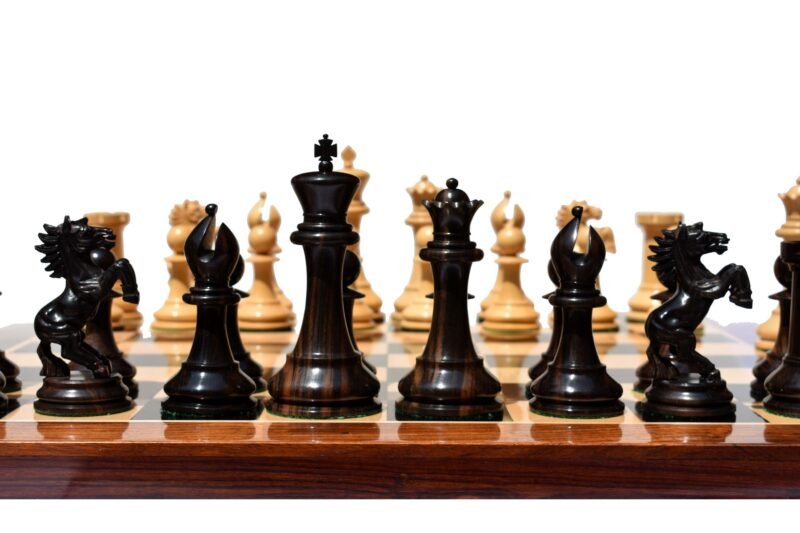 Special Edition Kohinoor Series Chess Set Boxwood & Golden Grain ...