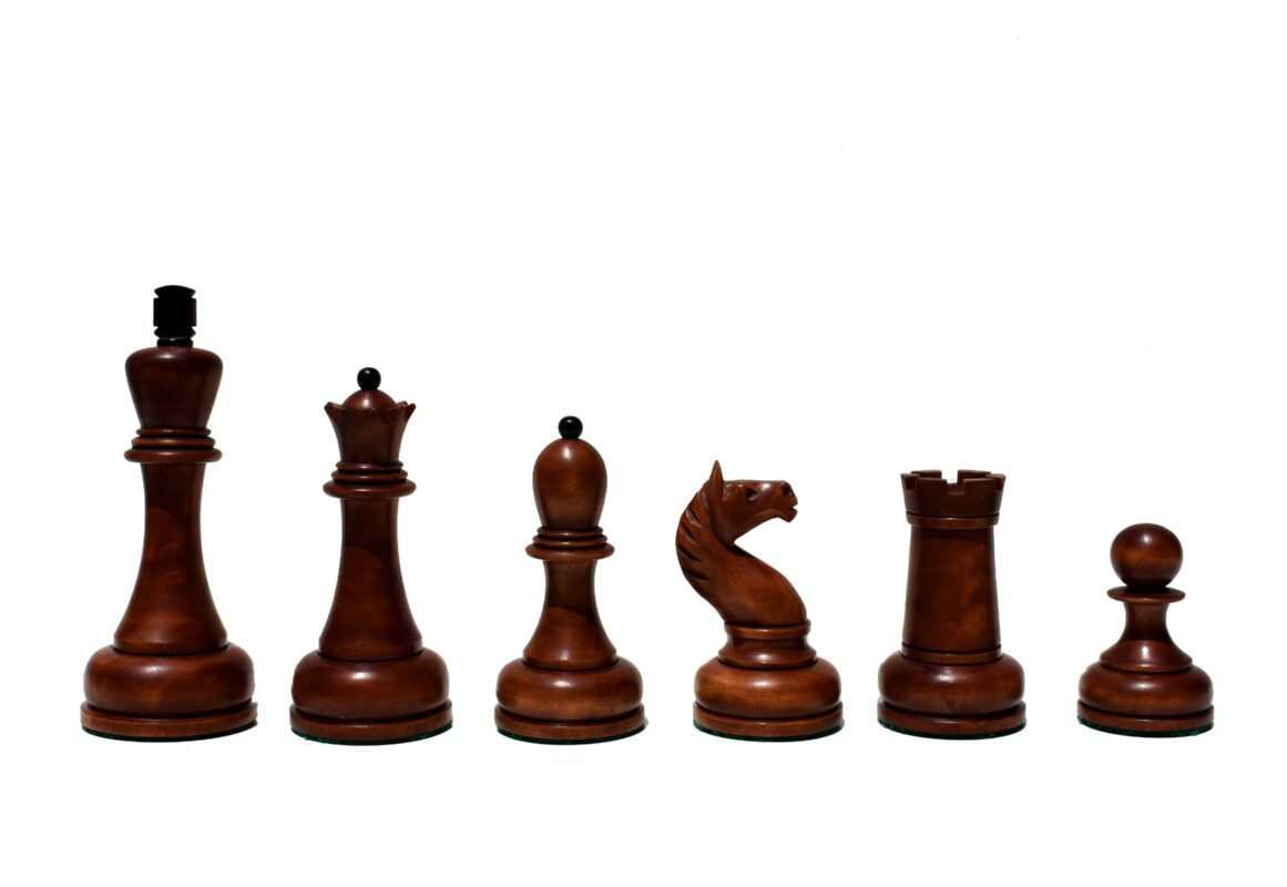 The Reproduction of 1960 Mikhail Tal chess set Antiqued Boxwood & Ebony ...