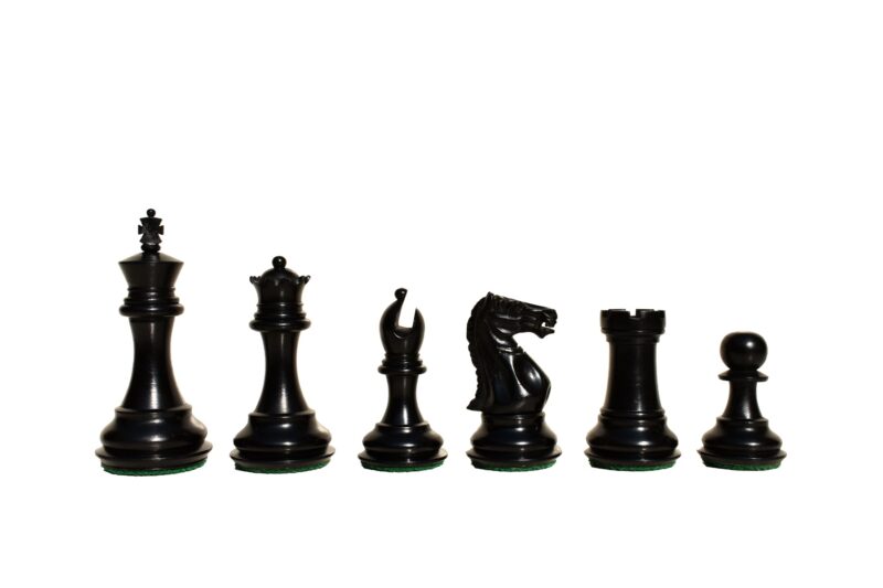 The Centurion Series Boxwood & Ebonized chess set 3" King with 16 ...