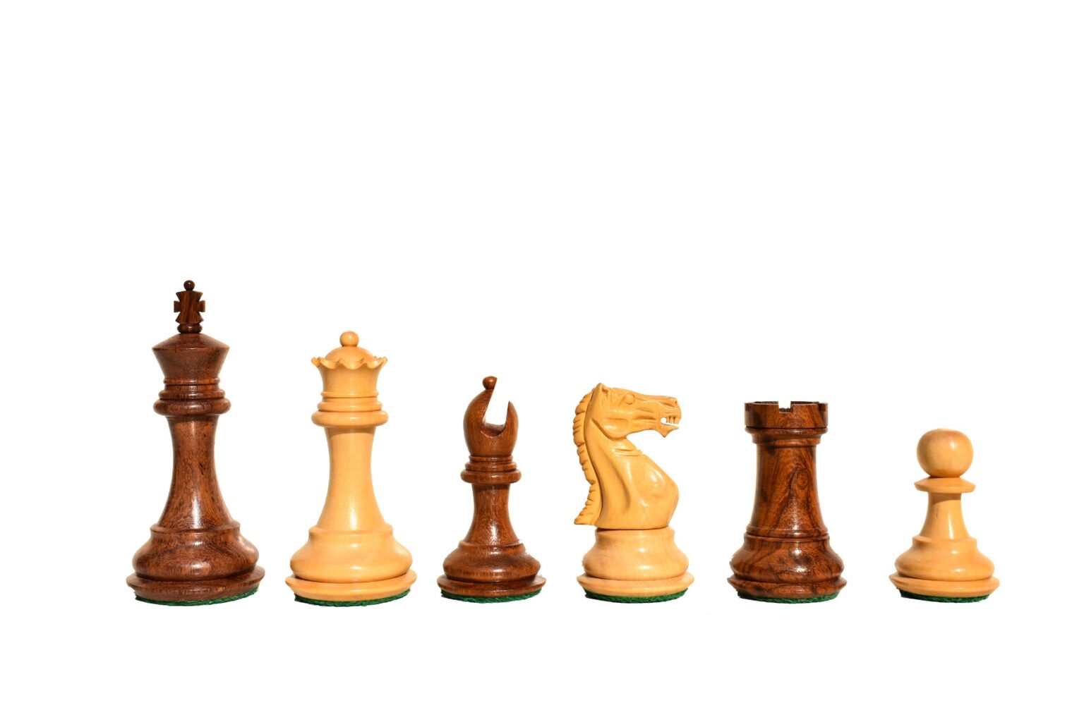 The Centurion Series Boxwood & sheesham wood chess set 3" King with 16 ...