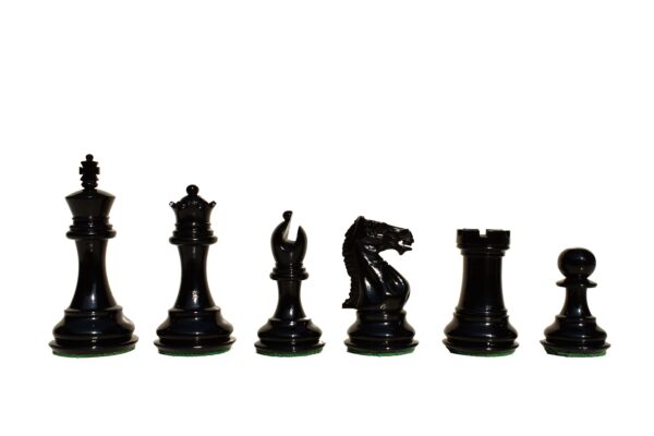 The Centurion Series White & Black Lacquere 3" King chess pieces ...