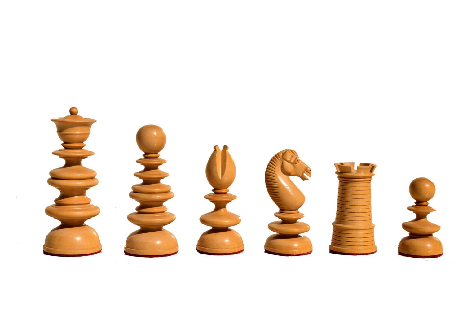 Circa 1840 St John Calvert Series chess pieces 3.3" King Boxwood ...